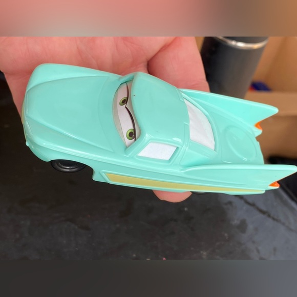 Toys | Disney Pixar Cars Flo Blue Car Mcdonalds 206 4 Toy Plastic Car ...